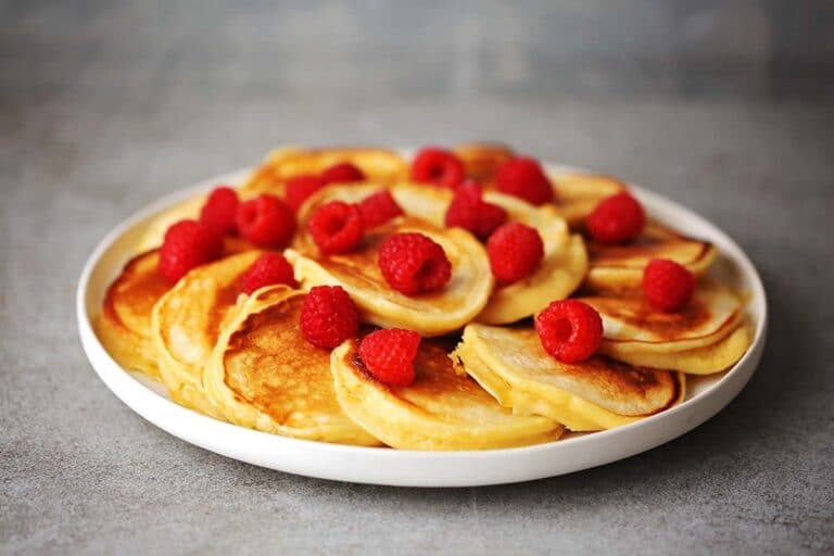 Oladi (Mini Kefir Pancakes) - Flavorful Home