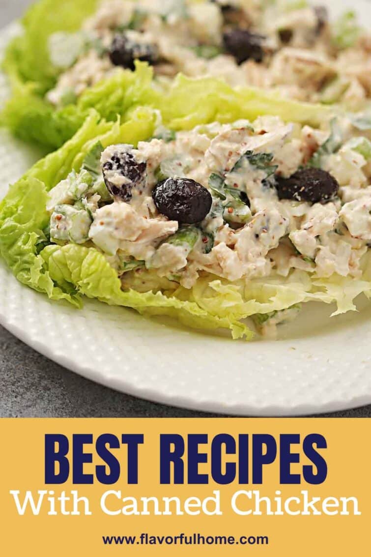 30 Canned Chicken Recipes That Your Family Will Love! - Flavorful Home